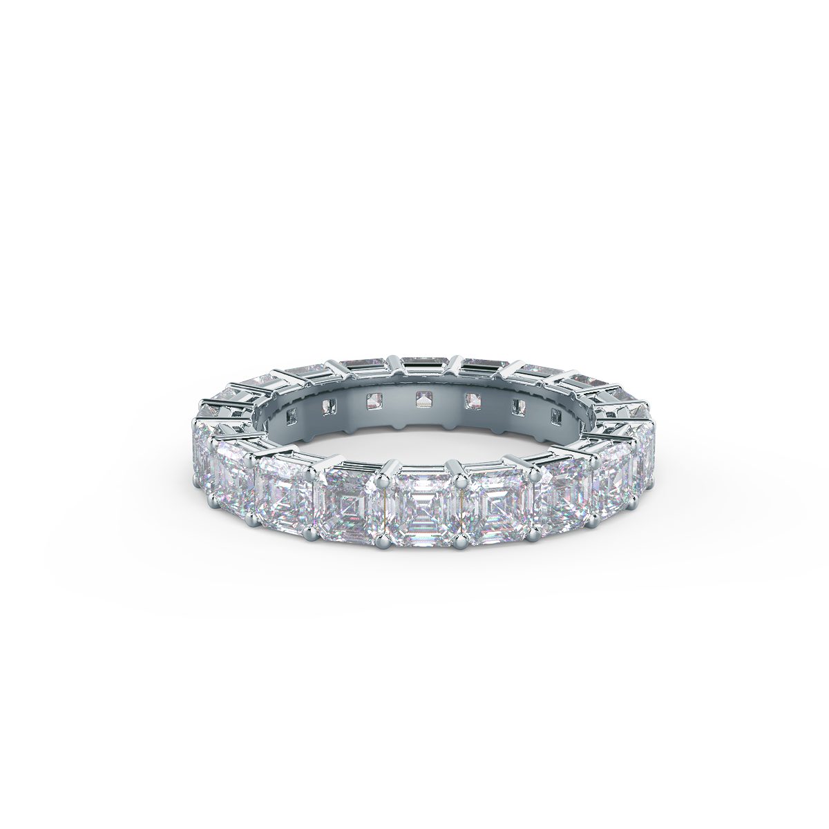 Asscher Cut Eternity Band